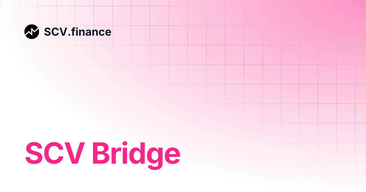 SCV Bridge | SCV.finance